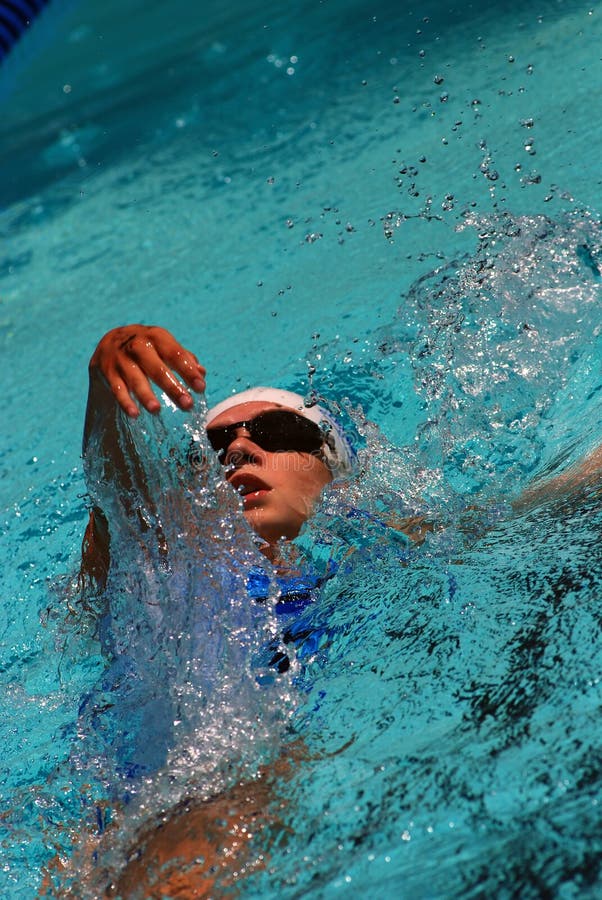Backstroke girl stock image. Image of junior, fitness - 2621045