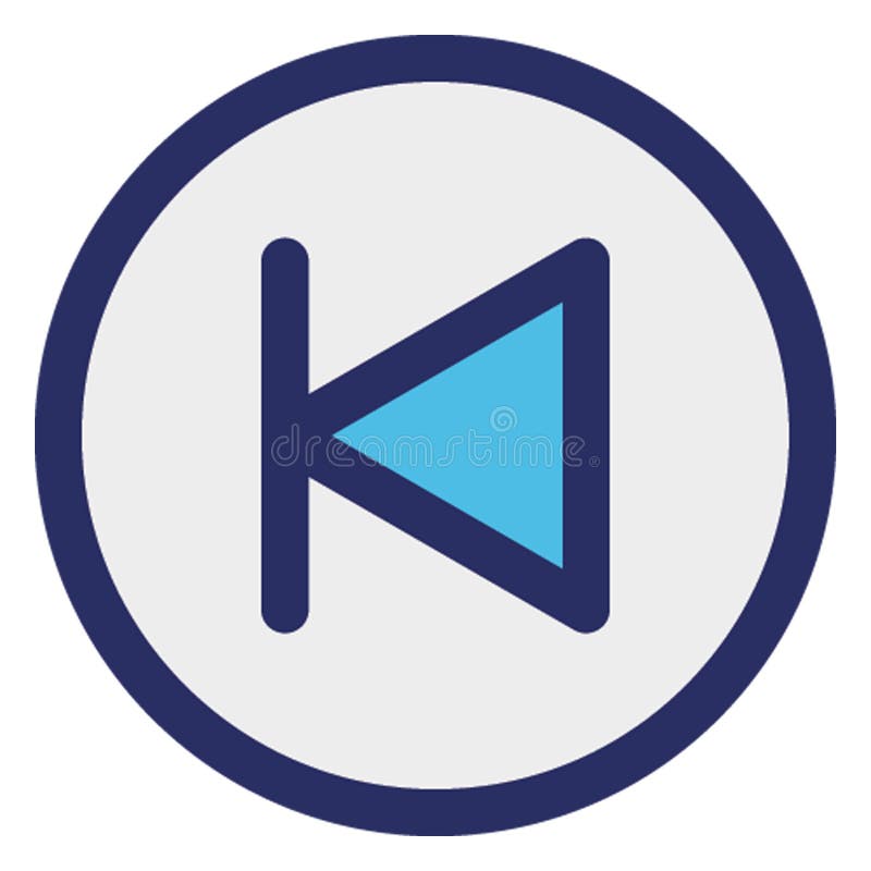 Backtrack Isolated Vector with Outline Icon Which Can Easily Modify or ...