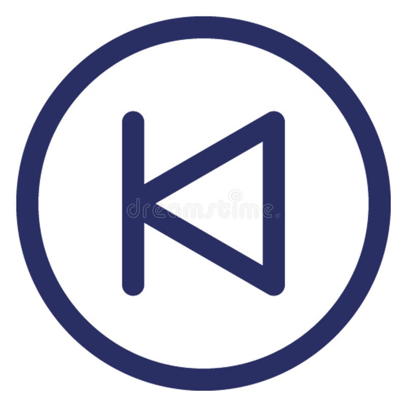 Backtrack Isolated Vector with Outline Icon Which Can Easily Modify or ...