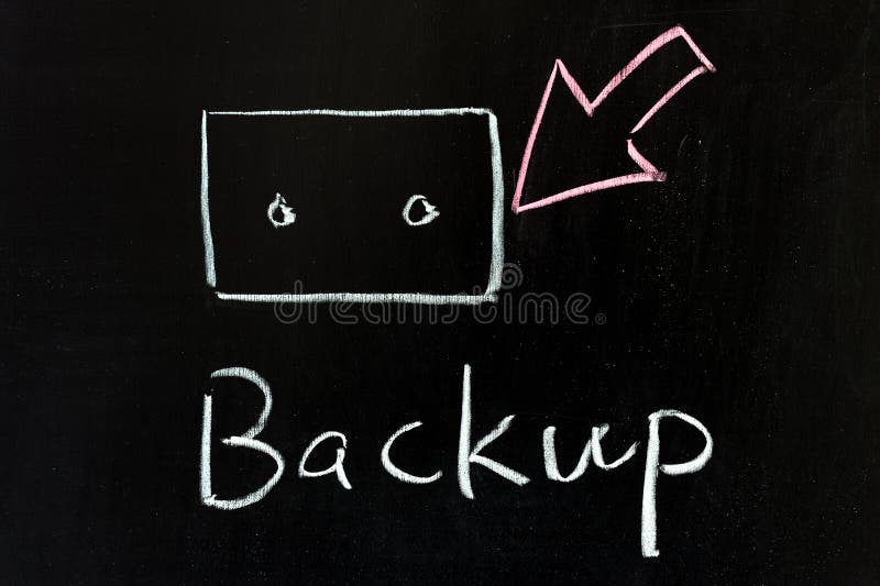 Make a backup reminder stock image. Image of calendar - 28076797