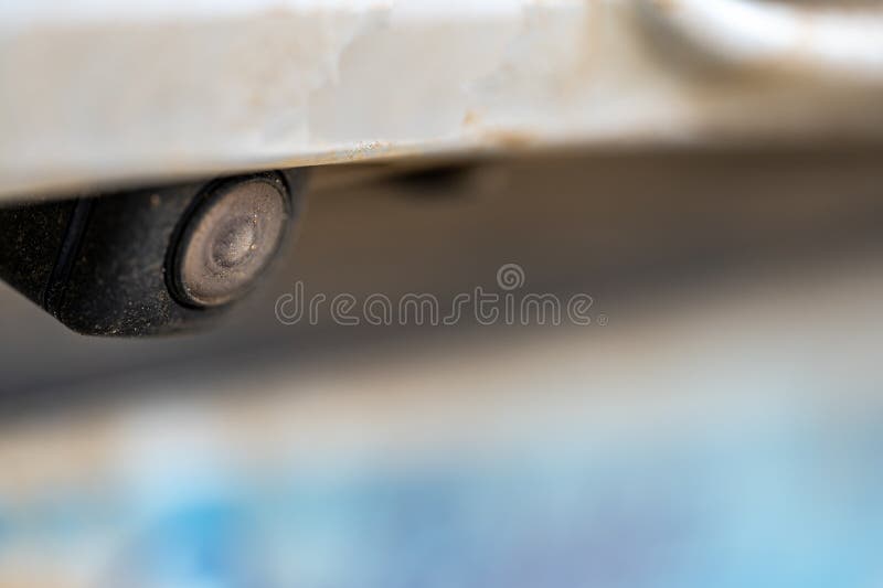 Backup Camera on a Vehicle Obscured with Dirt, Mud, and Dust so that ...