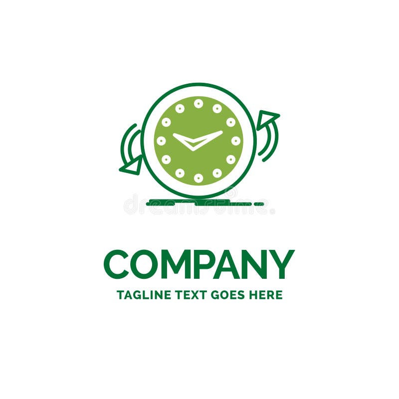 Backup, Clock, Clockwise, Counter, Time Flat Business Logo Templ Stock ...