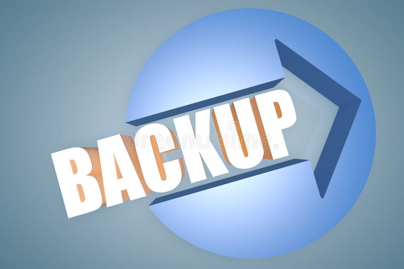 Backup stock illustration. Illustration of internet, hardware - 44430752