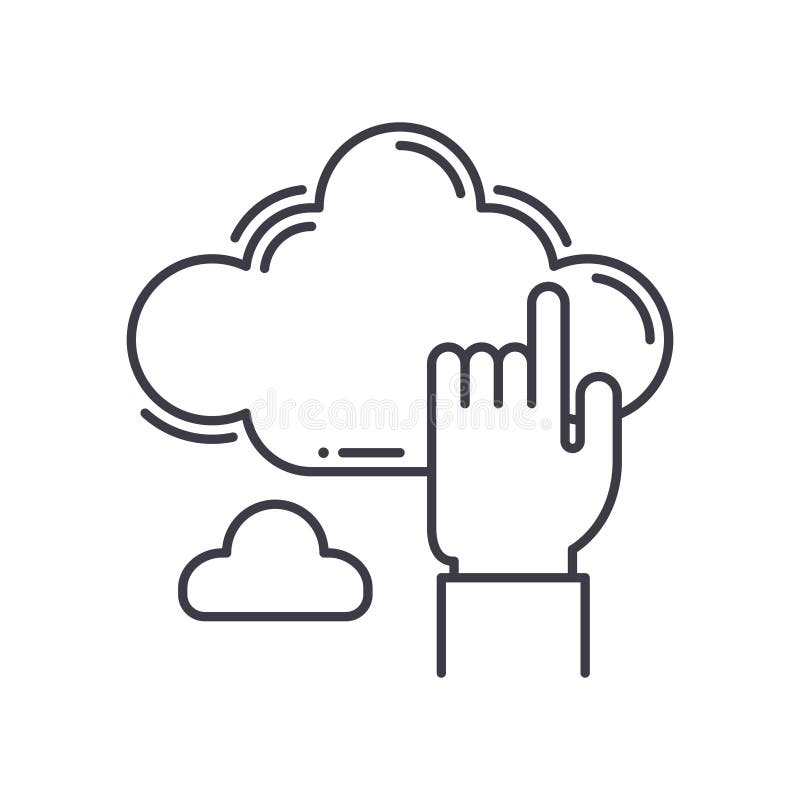 Backup Data Device Icon, Linear Isolated Illustration, Thin Line Vector, Web Design Sign ...