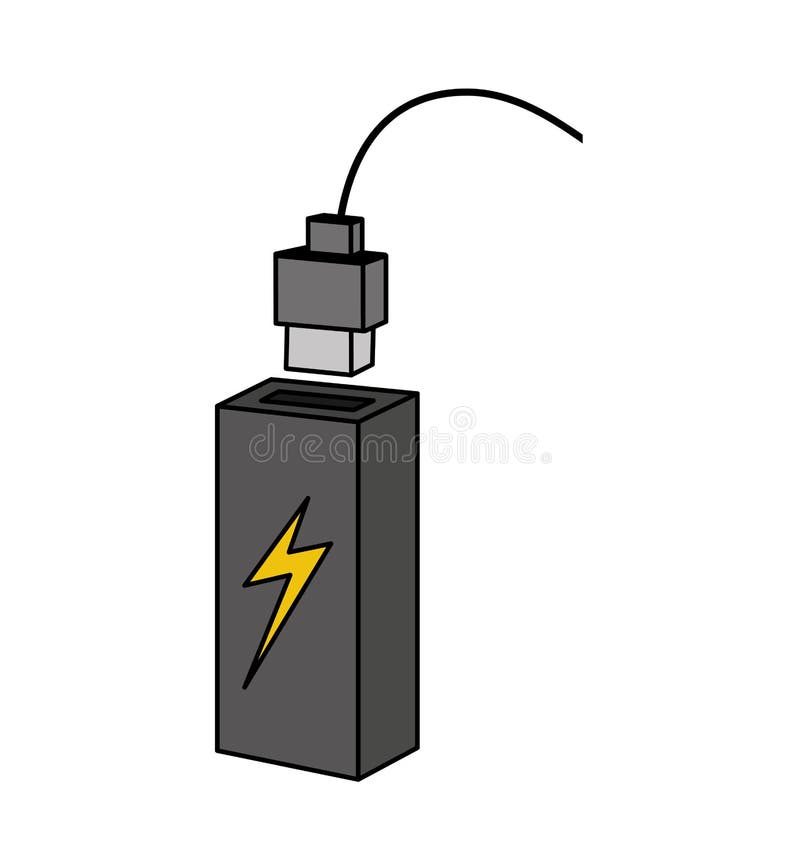 Backup energy supply icon stock vector. Illustration of hardware - 81507017