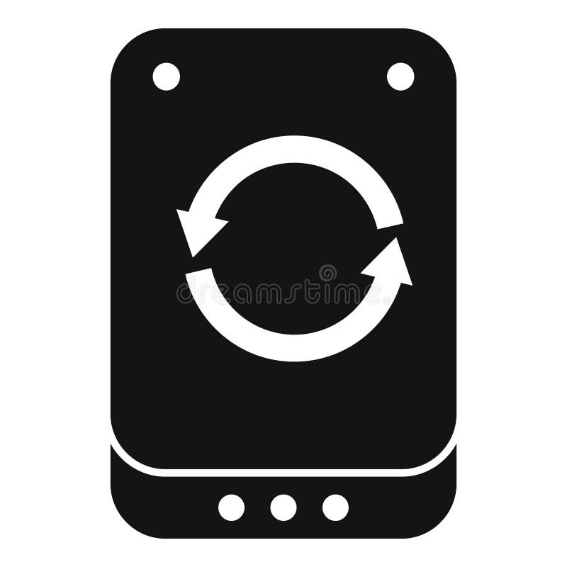 Computer Backup Icon Vector Flat Stock Vector - Illustration of backup ...