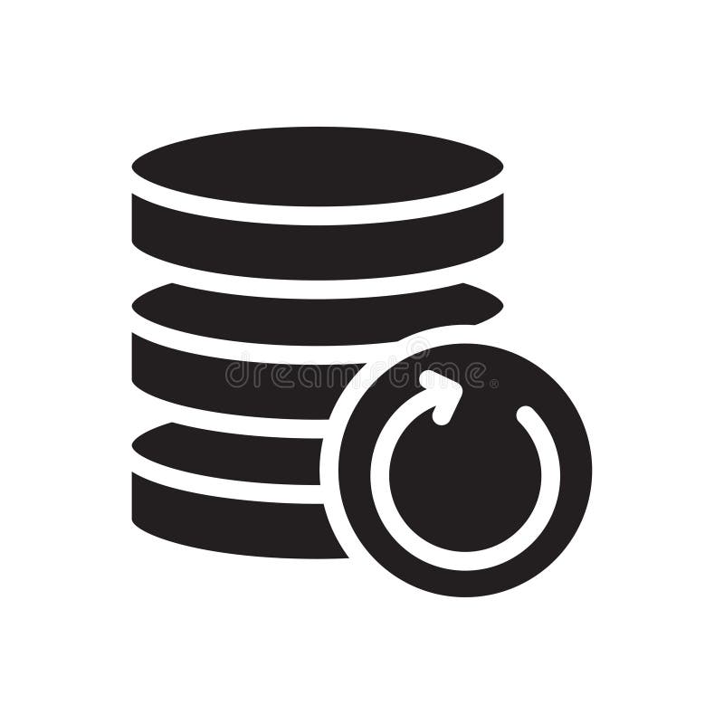 Backup Icon In Trendy Design Style. Backup Icon Isolated On White ...