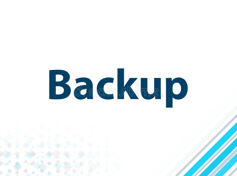 Backup Abstract Flat Background Design Illustration Stock Illustration ...