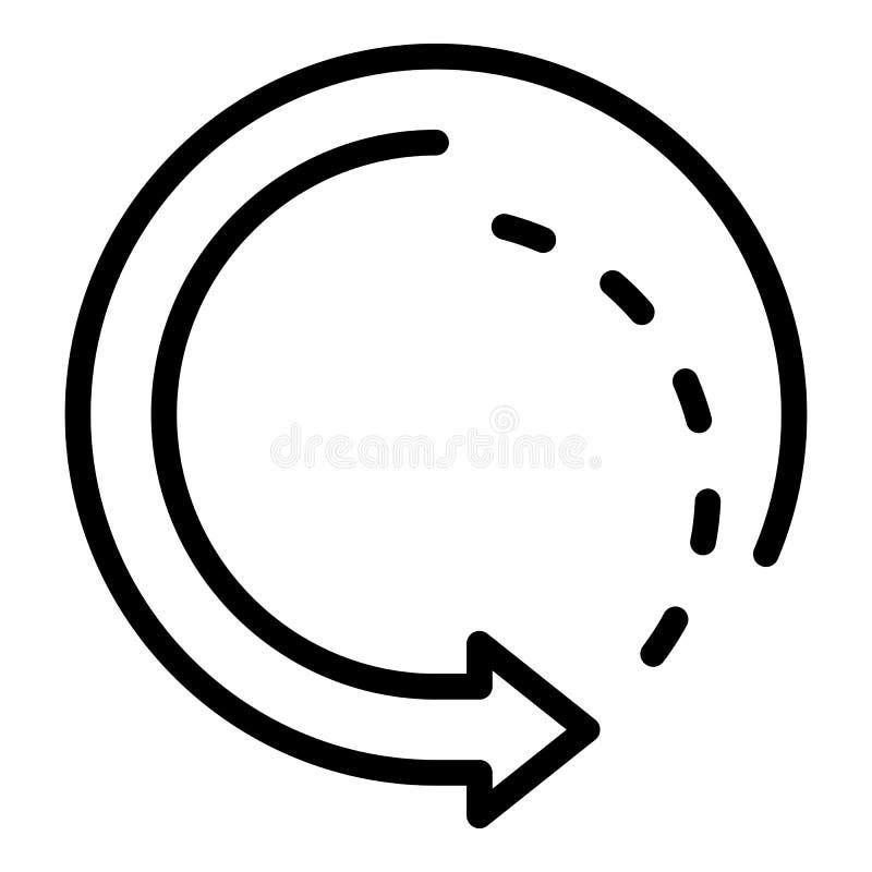 Backup Process Icon, Outline Style Stock Vector - Illustration of ...