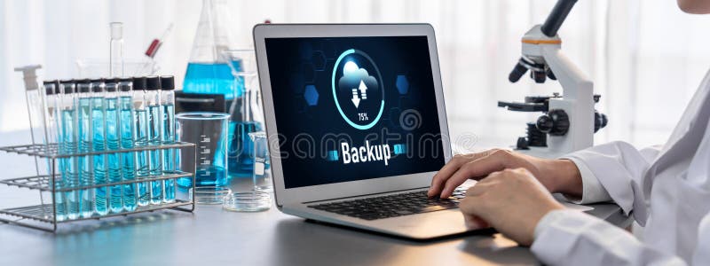 Backup Storage Data Internet Technology Business Concept Brisk Stock ...