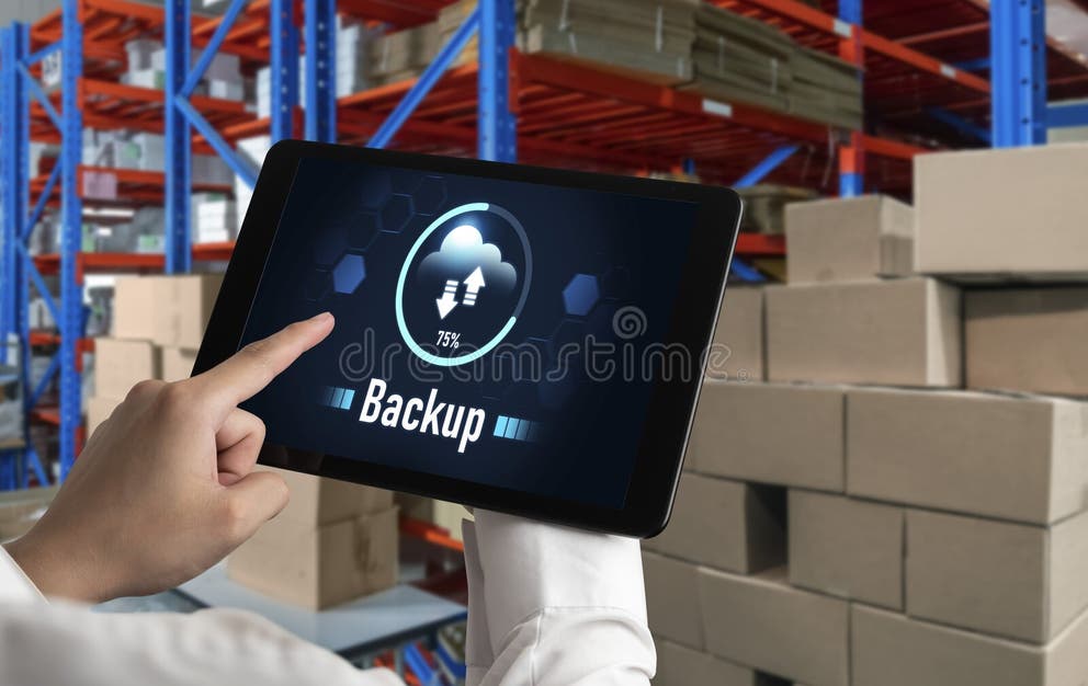 Backup Storage Data Internet Technology Business Concept Snugly Stock ...