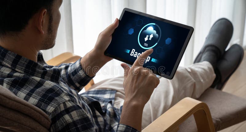 Backup Storage Data Internet Technology Business Concept Snugly Stock ...