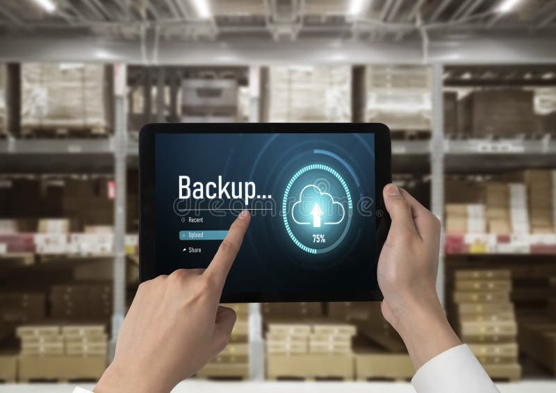 Backup Storage Data Internet Technology Business Concept Snugly Stock ...