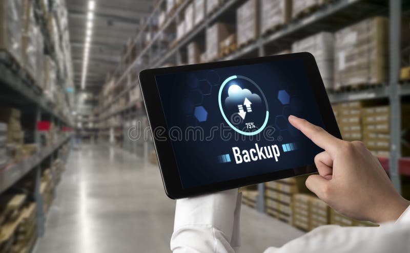 Backup Storage Data Internet Technology Business Concept Snugly Stock ...