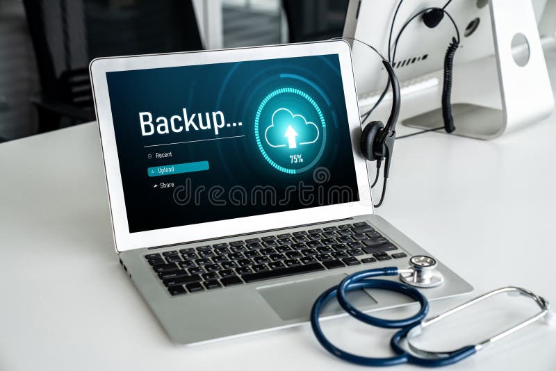 Backup Storage Data Internet Technology Business Concept Snugly Stock ...