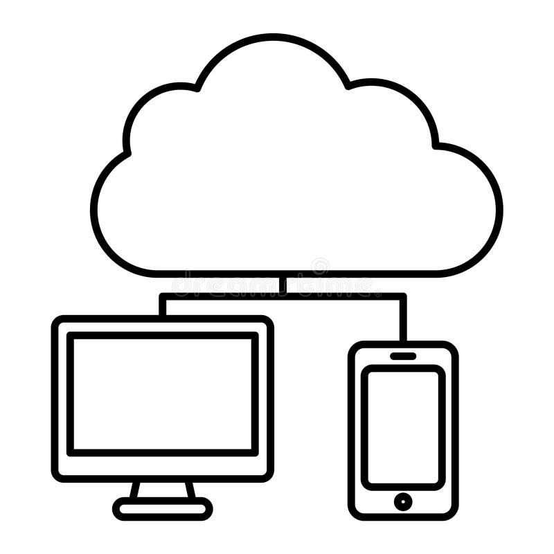 Centralized Database Isolated Vector Icon Stock Vector - Illustration ...