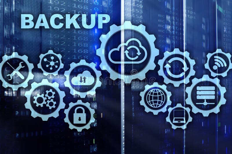 Backup System Recovery Technology Concept on Modern Server Room ... Backup System Recovery Technology Concept on Modern Server Room ...
