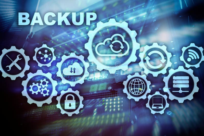 Backup System Recovery Technology Concept on Modern Server Room ... Backup System Recovery Technology Concept on Modern Server Room ...