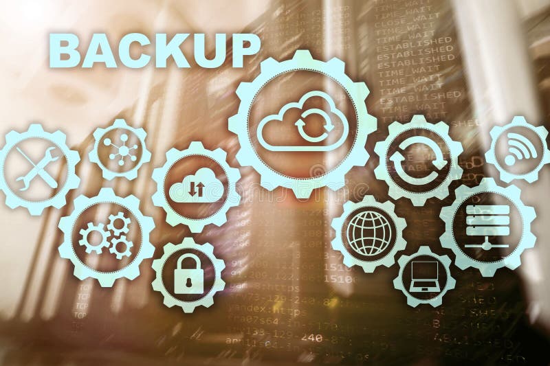 Backup System Recovery Technology Concept On Modern Server Room ... Backup System Recovery Technology Concept On Modern Server Room ...