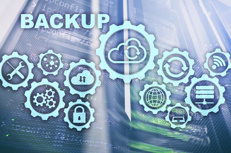 Backup System Recovery Technology Concept on Modern Server Room ... Backup System Recovery Technology Concept on Modern Server Room ...