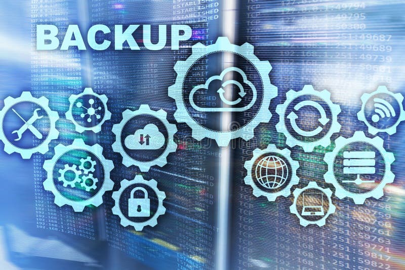 Backup System Recovery Technology Concept on Modern Server Room ... Backup System Recovery Technology Concept on Modern Server Room ...