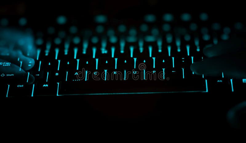 Backup - Text on Illuminated Computer Keyboard at Night. Stock Photo ... Backup - Text on Illuminated Computer Keyboard at Night. Stock Photo ...
