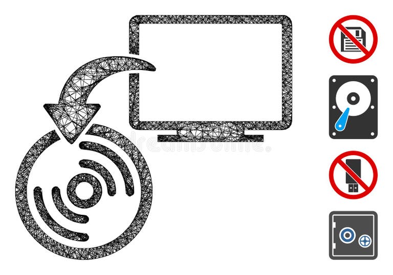 Drive Upload Vector Mesh Carcass Model Stock Illustrations – 19 Drive ...