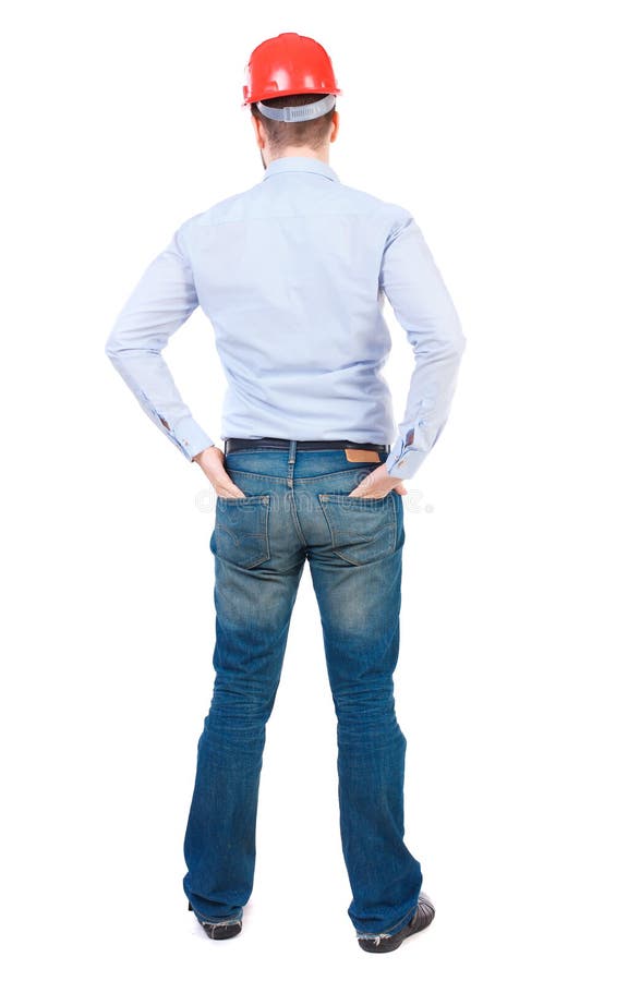 127 Back View Engineer Construction Helmet Stands Stock Photos - Free ...