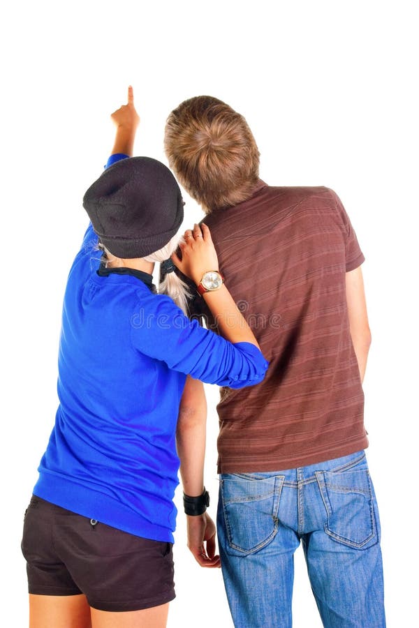 Back View People Looks Surprised Stock Photos - Free & Royalty-Free ...