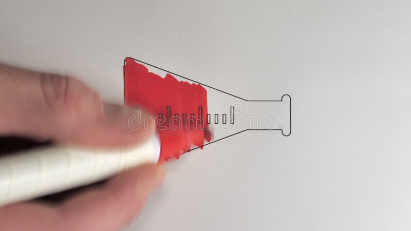 The Vertically Oriented Loading Bar on an Animated Concept Idea Stock ...