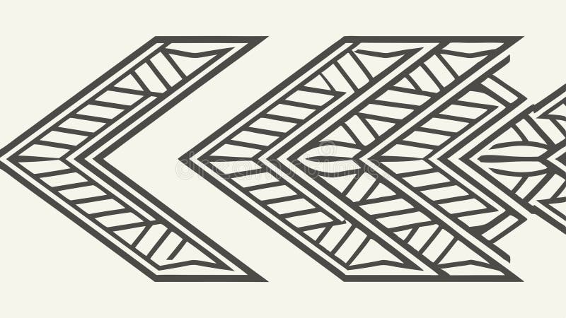 Backward Chevron Pattern, Abstract and Retro Design, Vector Design ...