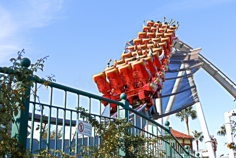 Backward Roller Coaster `Backdrop` Editorial Image - Image of family ...