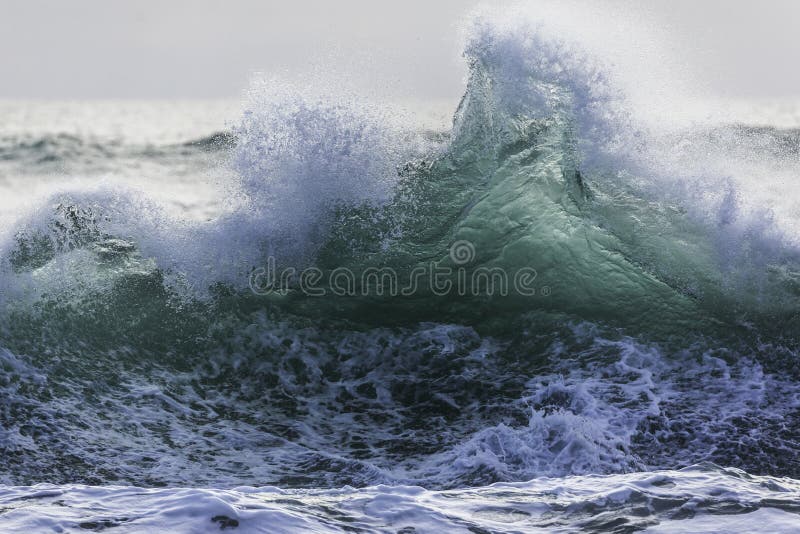Backwash Collision stock image. Image of collision, ocean - 157611531