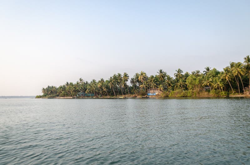 Backwaters of Kemmanu Delta Stock Photo - Image of beach, lagoon: 272170954