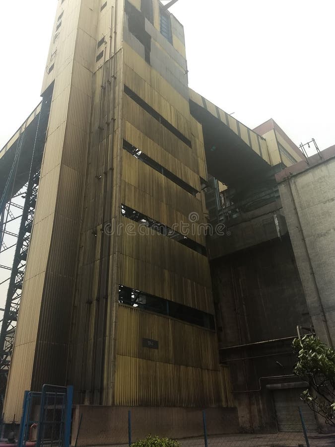 Backyard Area of Crusher House in Thermal Power Plant Stock Image ...