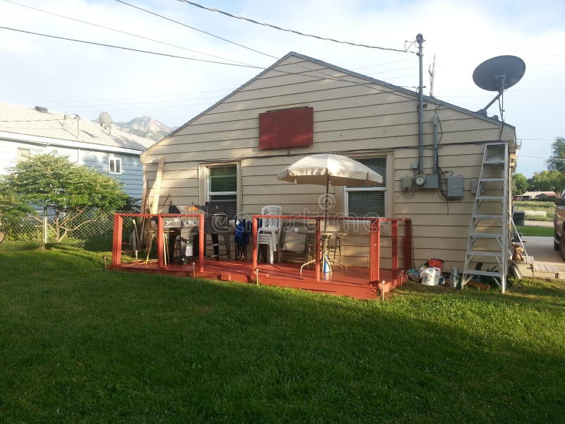 Backyard BBQ stock image. Image of backyard, outdoors - 47419079