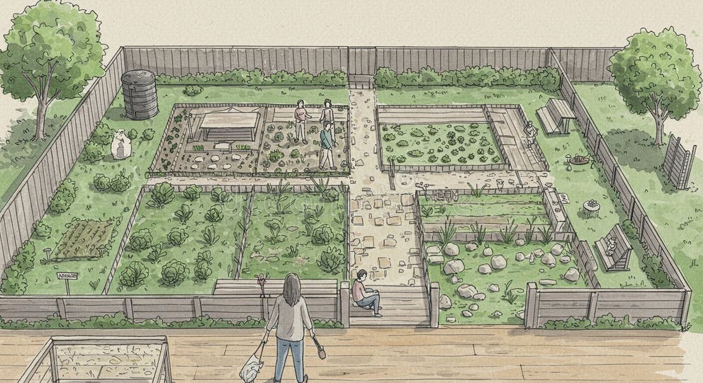 Backyard Plots Stock Illustrations – 97 Backyard Plots Stock ...