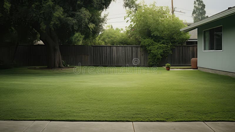 Backyard house empty stock image. Image of simple, deserted - 361838721