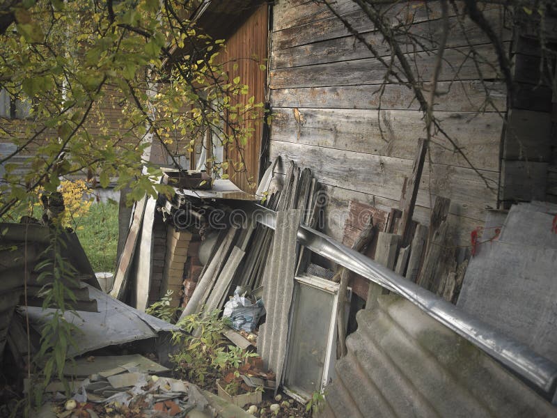 Backyard Junk stock photo. Image of rubbish, backyard - 101683380