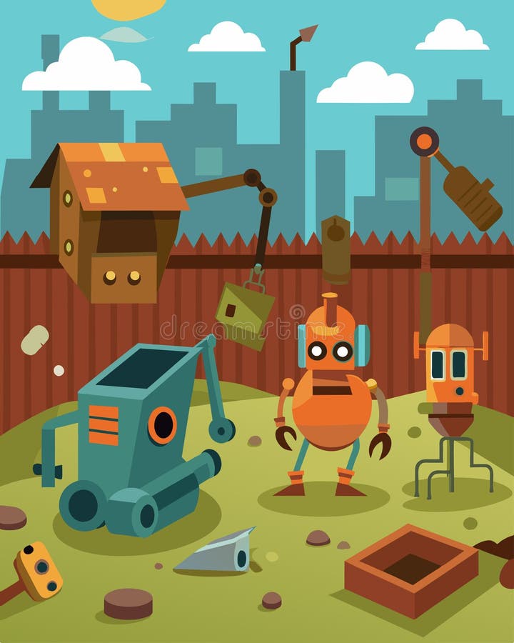 Functioning Robots Stock Illustrations – 16 Functioning Robots Stock ...