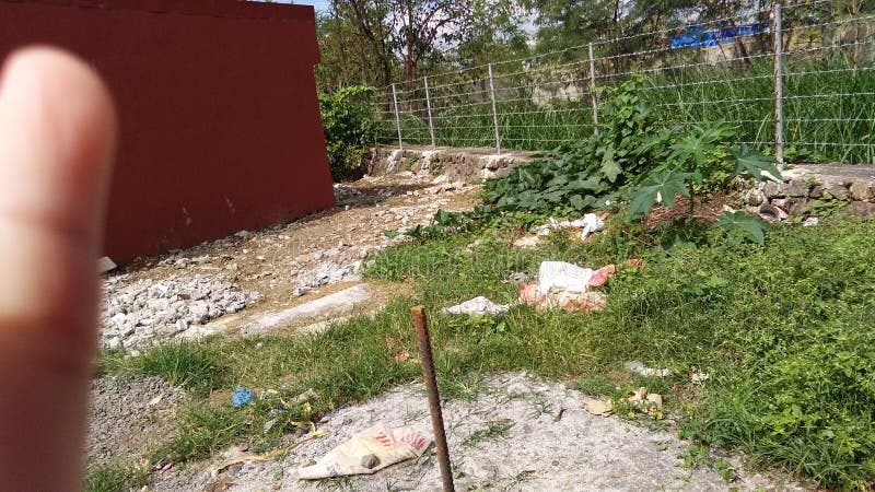 The Backyard of mine stock photo. Image of construct - 92360102