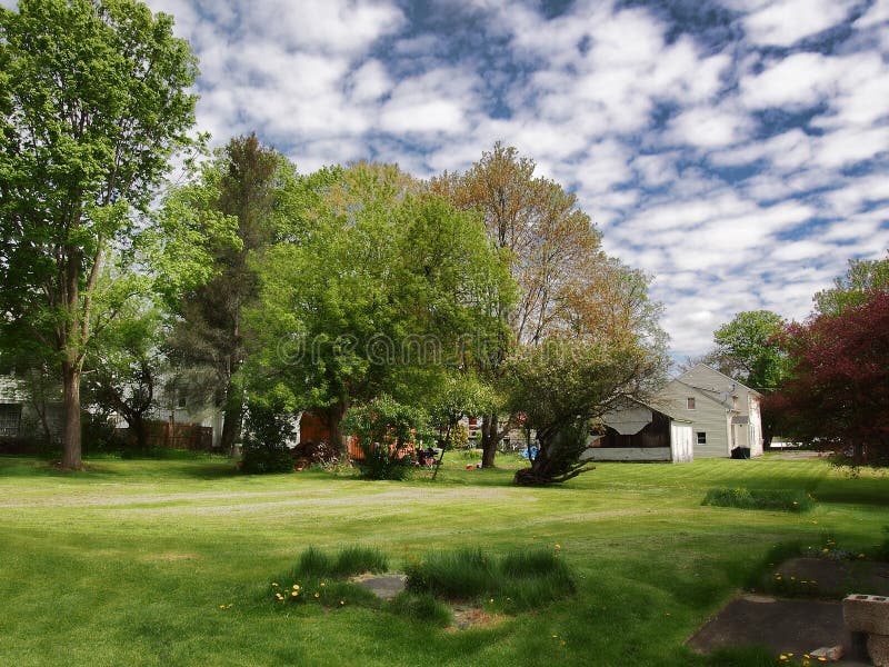 Backyard stock photo. Image of outdoors, chenango, fashioned - 92399624