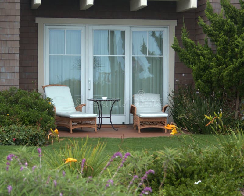 Backyard retreat stock photo. Image of chairs, retreat - 200050