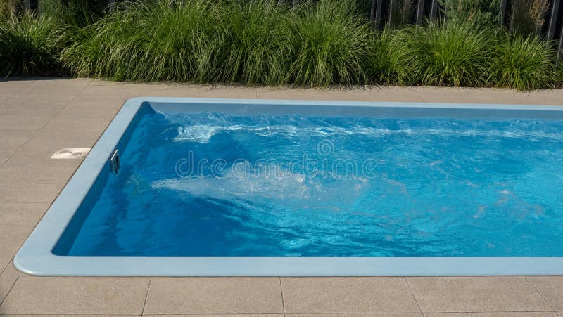 In the Home Pool, the Counter-current System is Turned on, Making it an ...