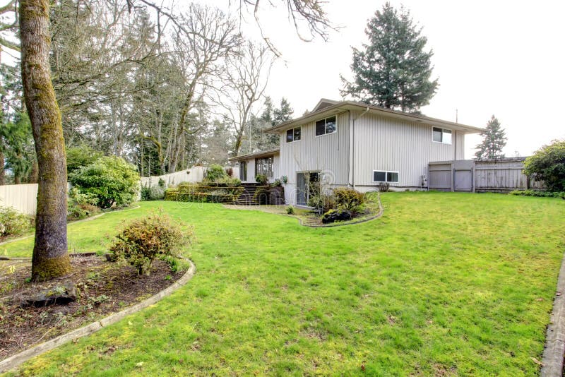 Backyard view. stock image. Image of design, home, property - 38688807