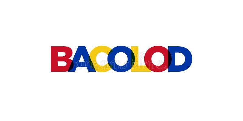 Bacolod in the Philippines Emblem. the Design Features a Geometric ...