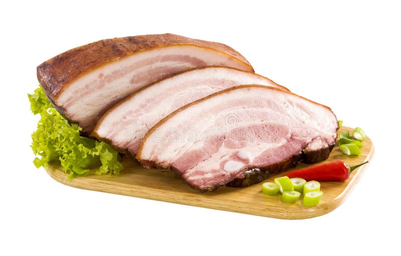 Bacon stock image. Image of foodstuff, smoked, background - 10296665