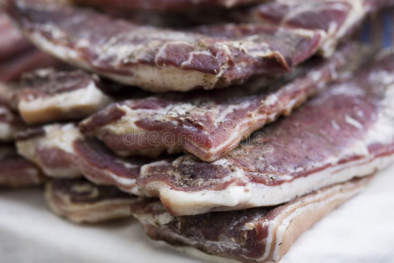 Bacon stock photo. Image of salty, macro, objects, cooked - 11195672