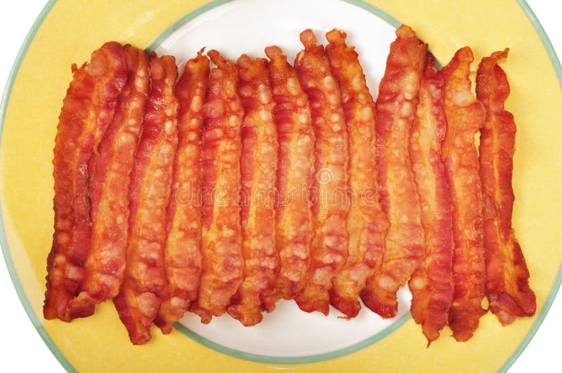 Bacon strips fried stock photo. Image of hungry, rind, grill - 325410