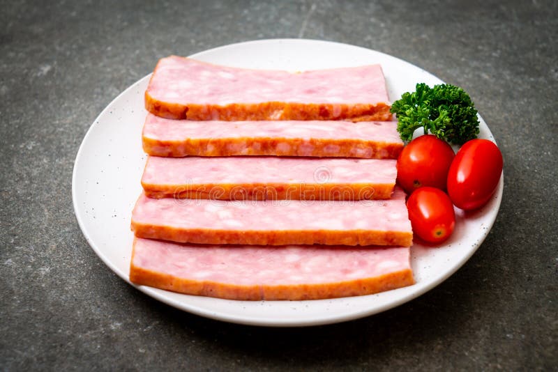 Bacon barbecue sliced stock photo. Image of bacon, dinner - 135503158